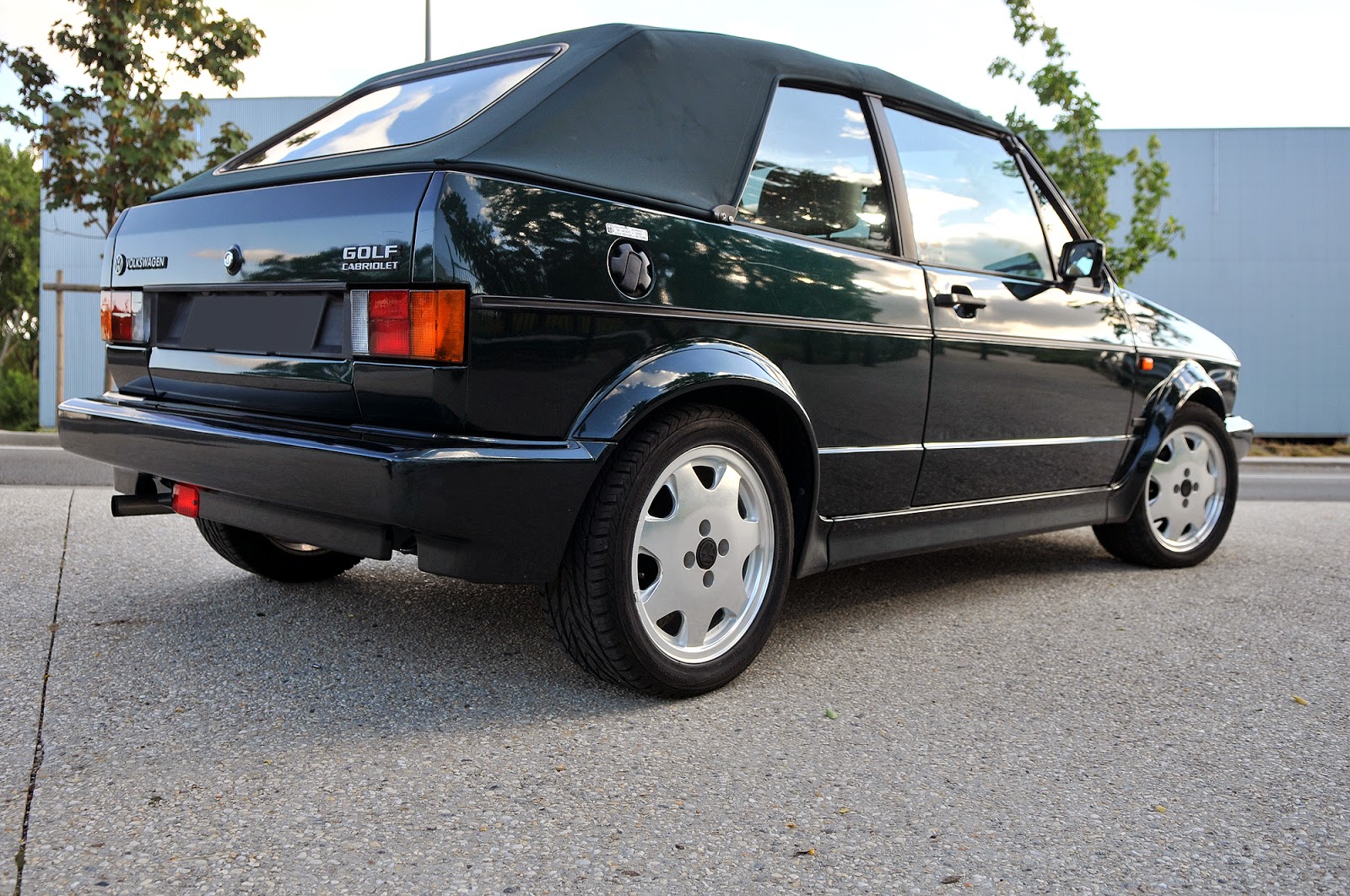Golf 1 Cabriolet Classicline - cabriolet youngtimer: entre grand écran ...