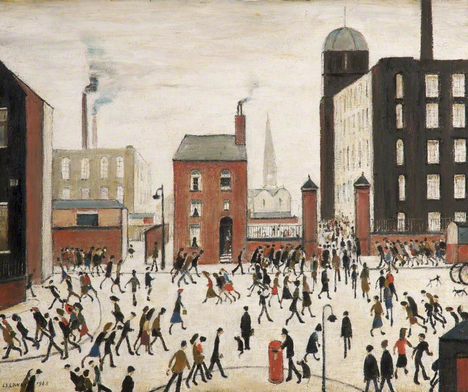 The Works of Laurence Stephen Lowry: 1965 - Mill Scene