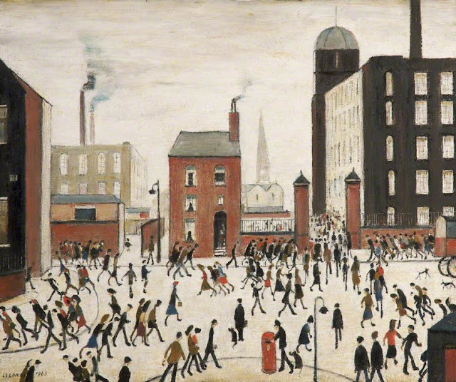 The Works of Laurence Stephen Lowry: 1965 - Mill Scene