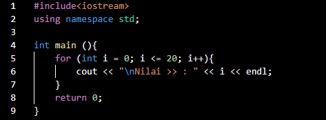 Blok Perulangan For pada C++ -- Pengertian dan Struktur Datanya | ZONA ...