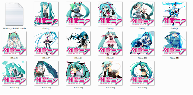 Folder Icon Anime Hatsune Miku
