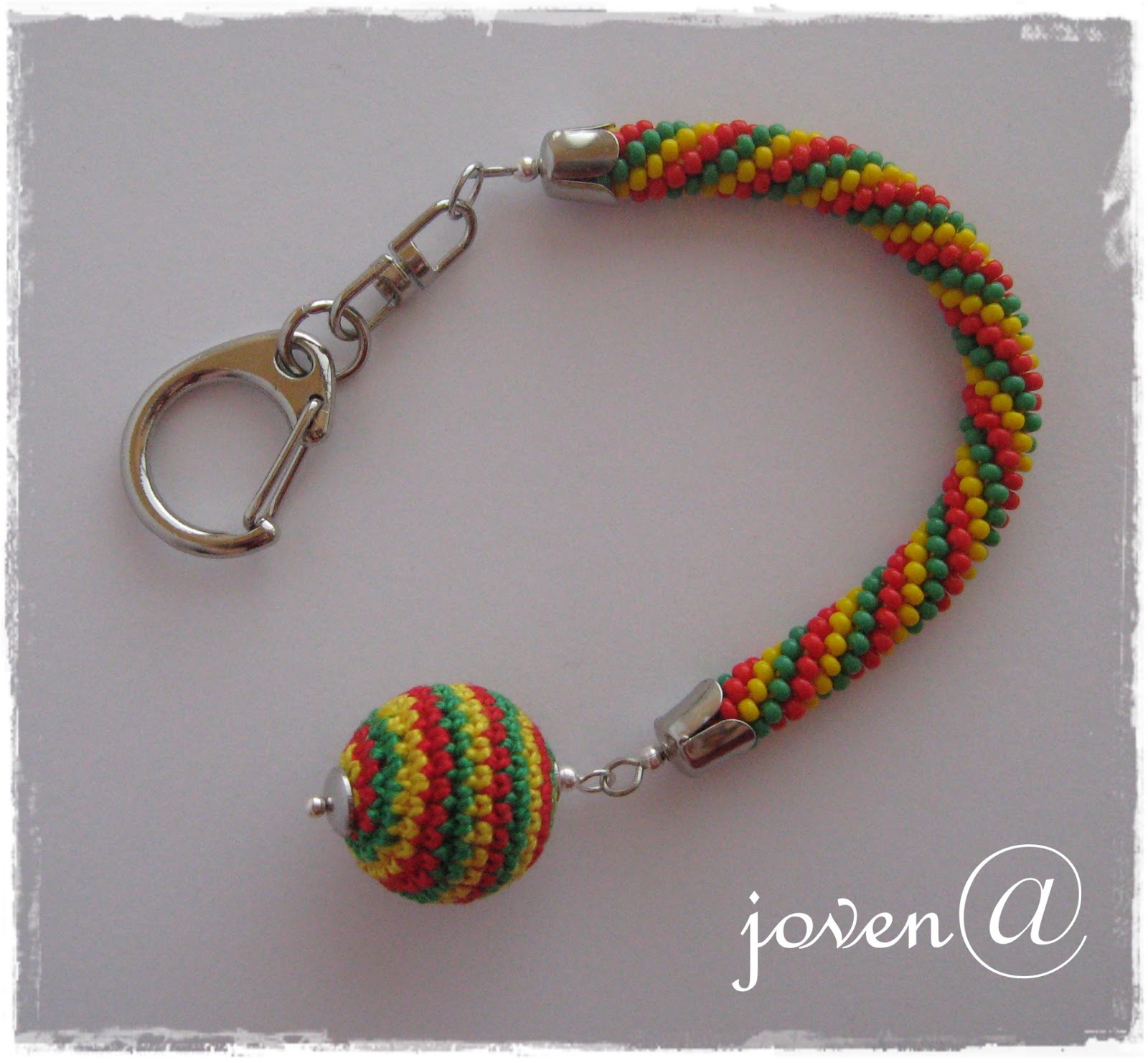 Prisilietimai...: Trispalvis raktų pakabukas