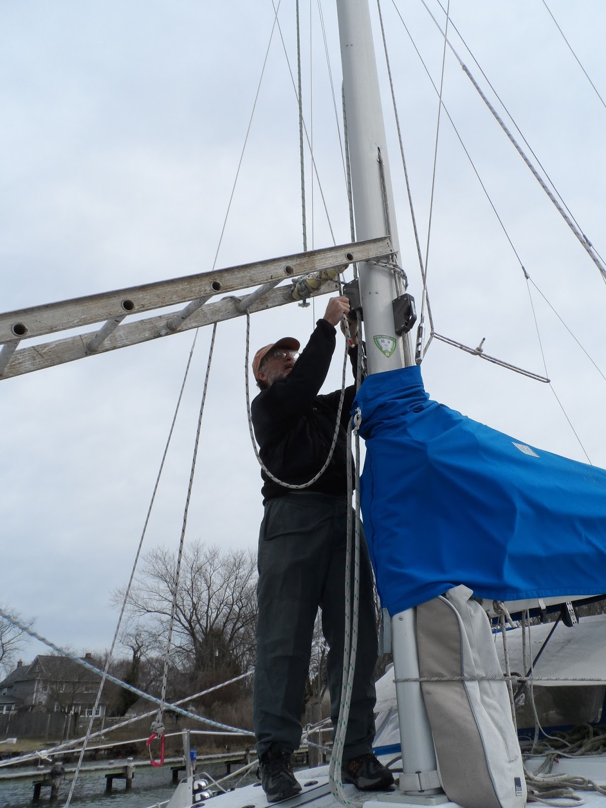 Sail Delmarva: Extension Ladders On-Deck