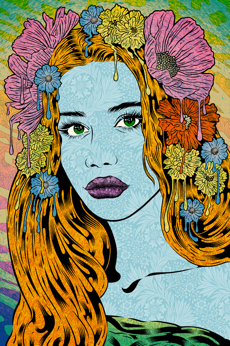 INSIDE THE ROCK POSTER FRAME BLOG: Chuck Sperry Blotter Art Print ...