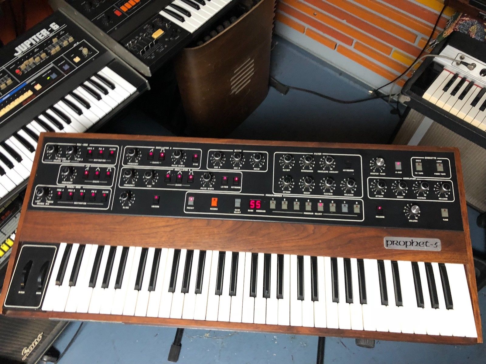 MATRIXSYNTH: Sequential Circuits Prophet 5 Rev 3.3 with MIDI