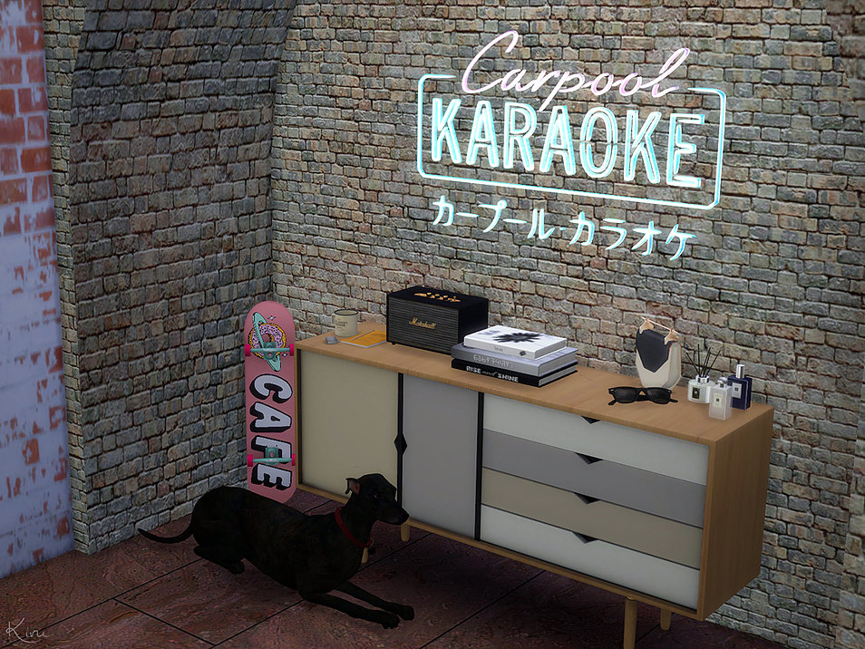 Led Luzes de Neon para The Sims 4 by KIRU - The Sims 4 Maxis Match CC