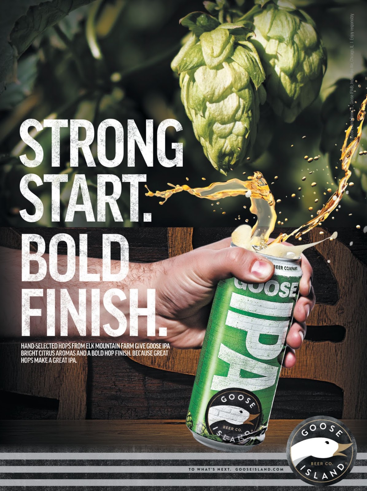 American beer print advertising. Part 1