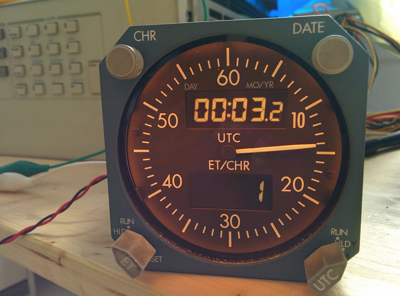 Boeing 737-300 Flight Deck Sim : Digital Chronometer