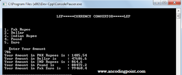 How to Make Currency Converter Program in C++ - PProgramming