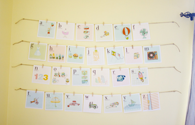 {Jenny Free Style}: DIY alphabet wall art