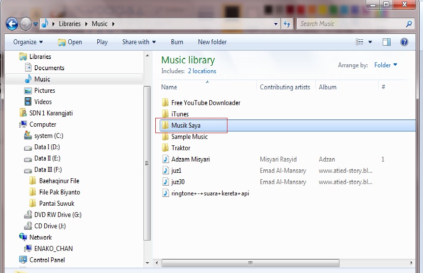 Cara Membuat Folder Pada Windows Explorer Di Komputer - Sinau Komputer