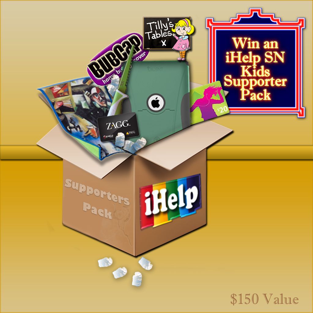 iHelp SN Kids: WIN!! Prize Pack valued at $150