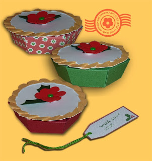 The Papercraft Post: Bakewell Tart Gift Boxes