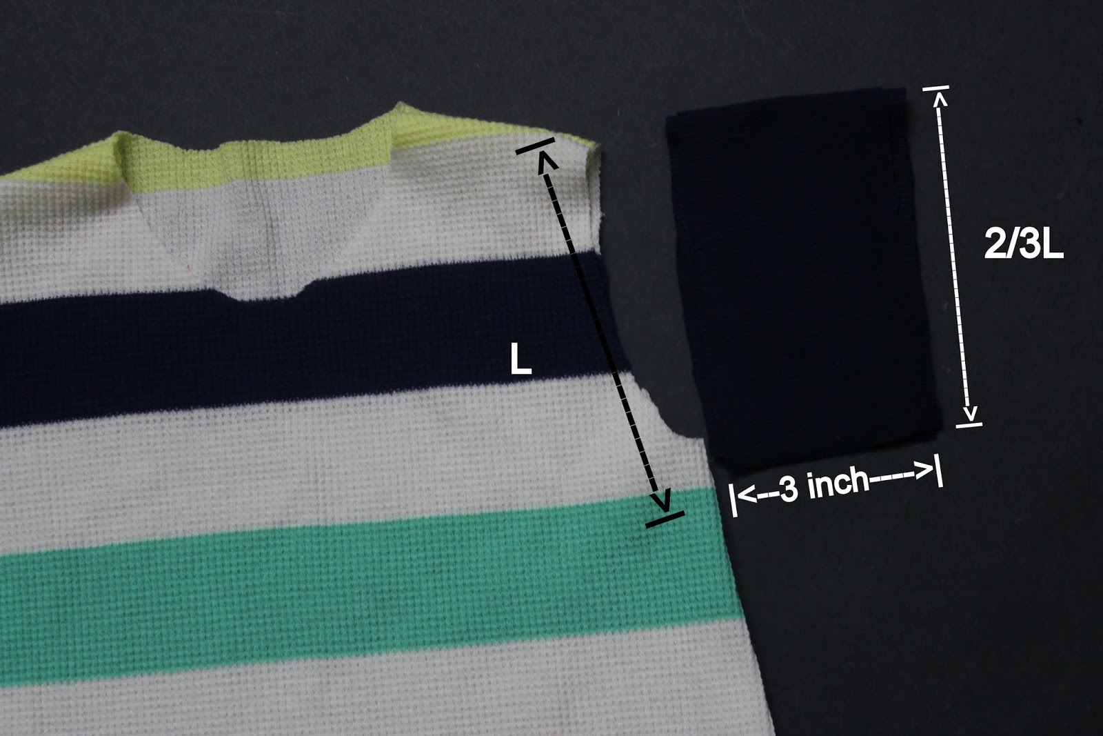 cutting out the binding