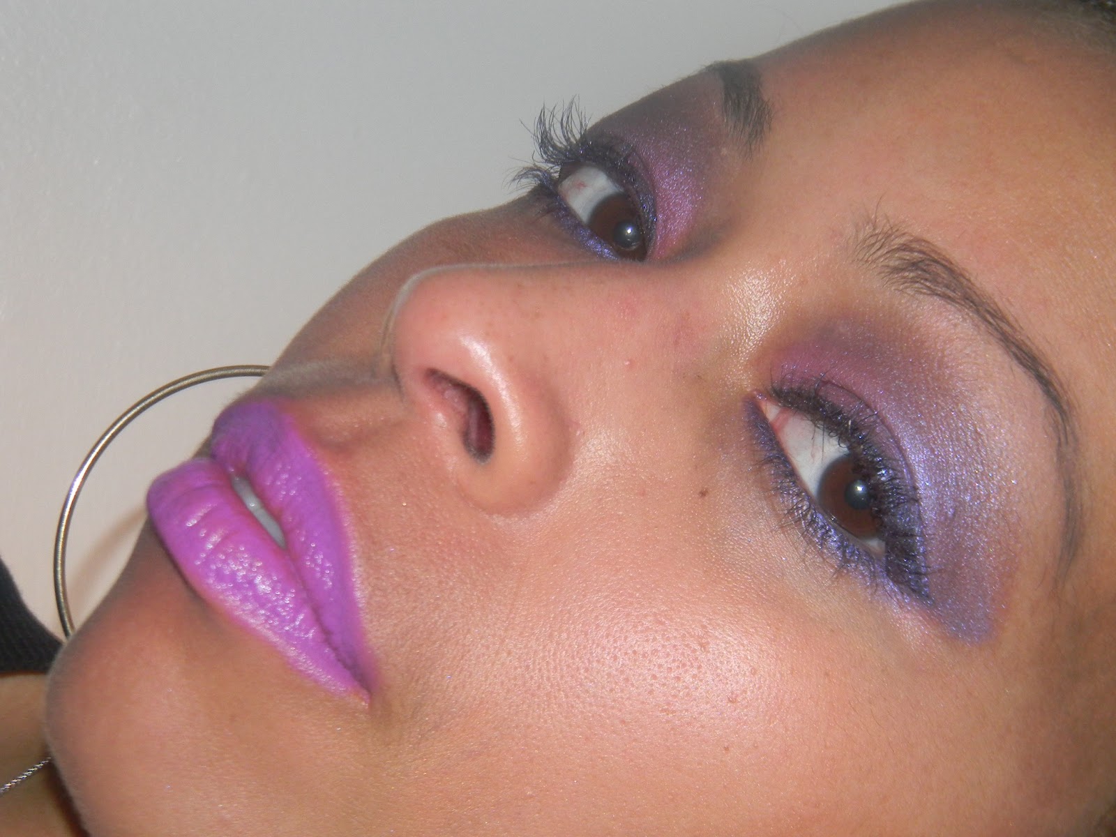The Facets of an Odd Black Girl: Star Sapphire inspired makeup look