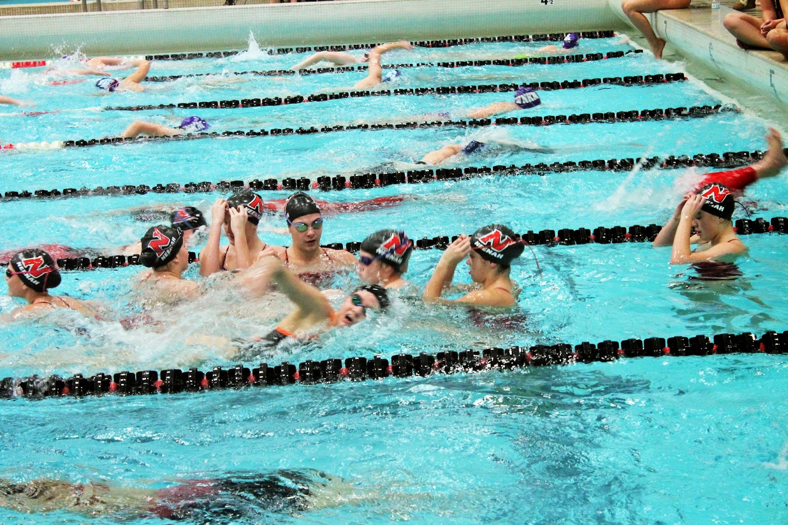 NHS Rocket Swimming and Diving Team: Seventh in the State!
