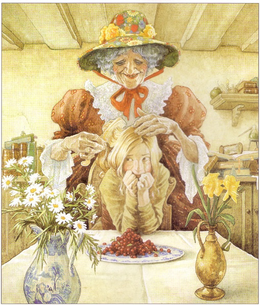 çizgili masallar: The Snow Queen by PJ Lynch