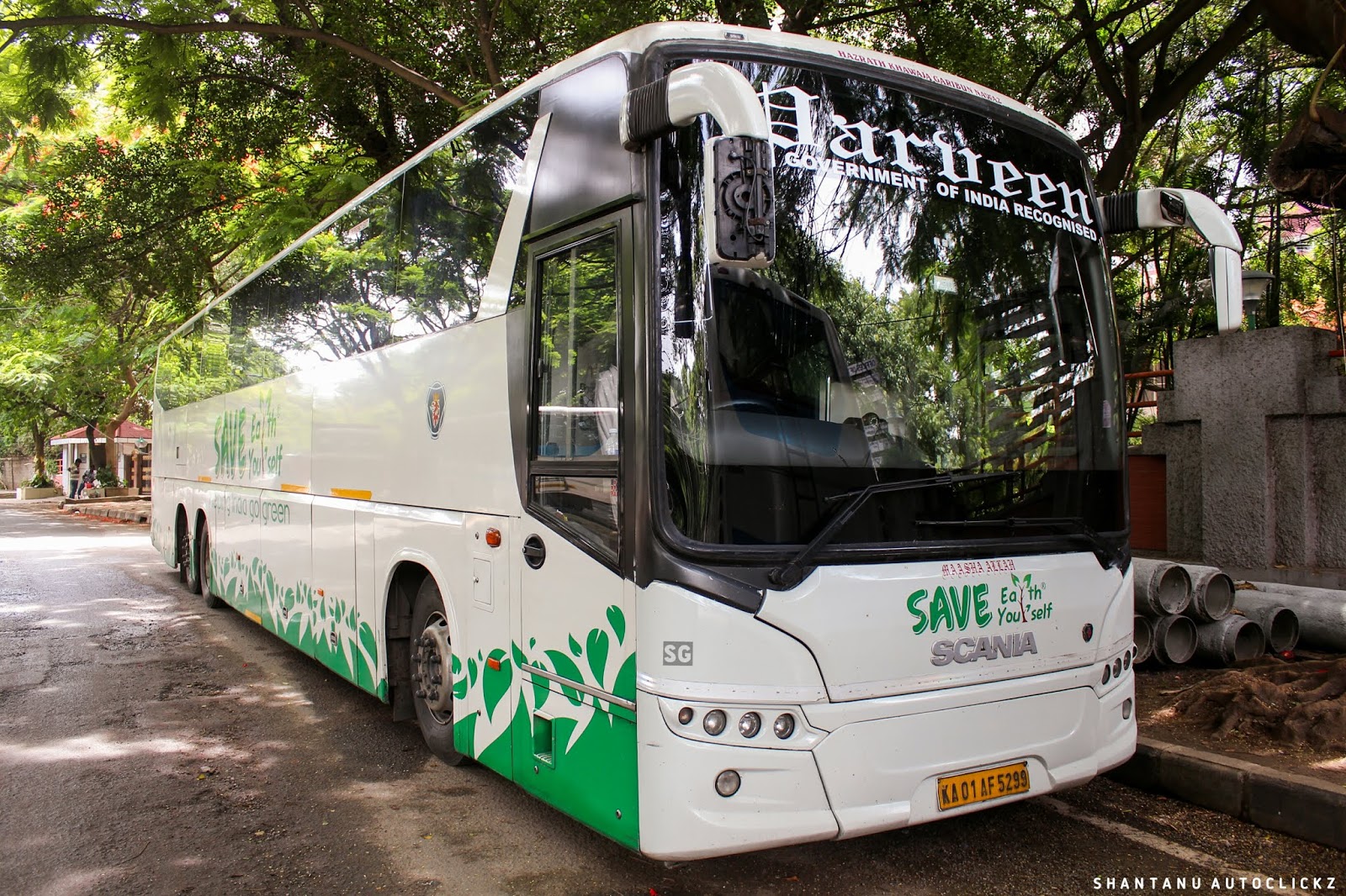 Shantanu Autoclickz: Parveen Travels Scania Metrolink HD 14.5M at ...