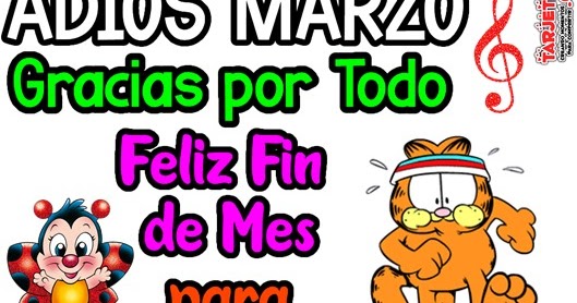 Adiós Marzo, Bienvenido Abril!!! | Tarjetitas