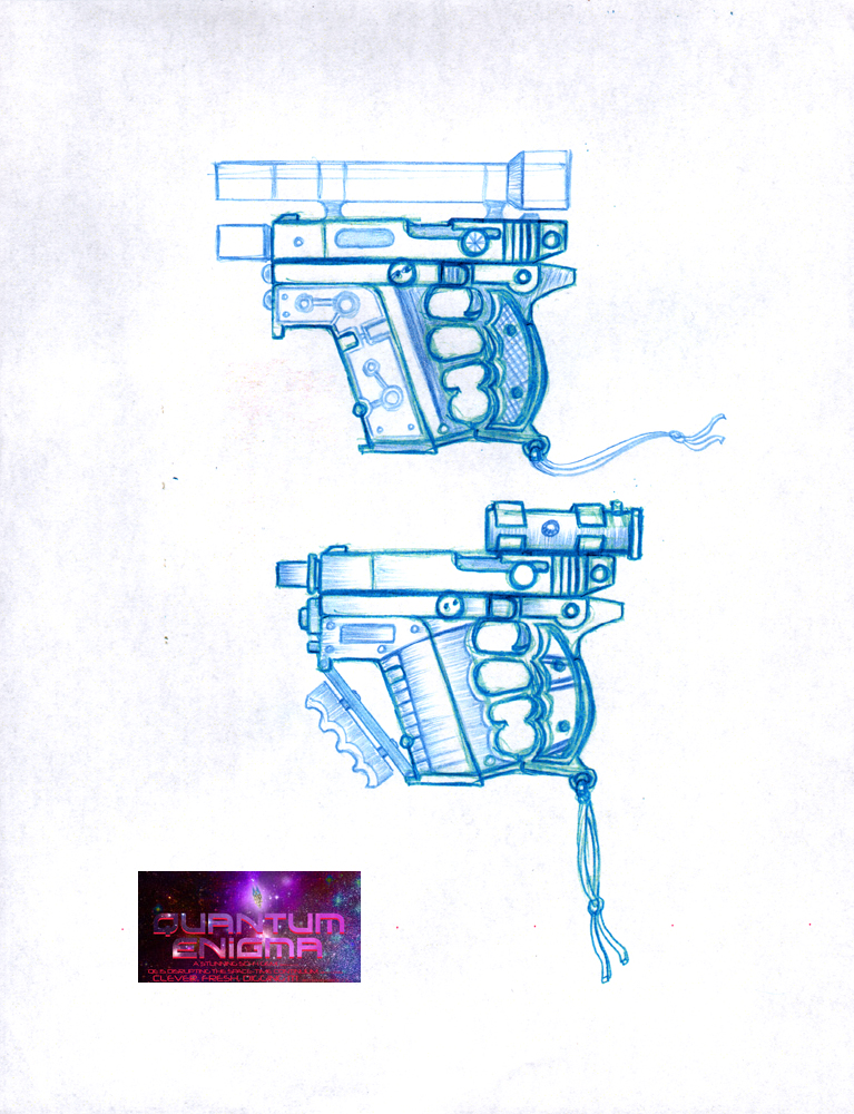 ALIEN BLASTER CONCEPT ART AND PROP DESIGN | Black Fly Productions