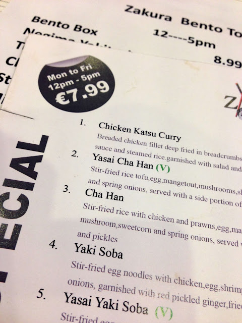 [Review] Zakura Sushi & Noodles, Wexford Street, Dublin 2 | Stitch and Bear