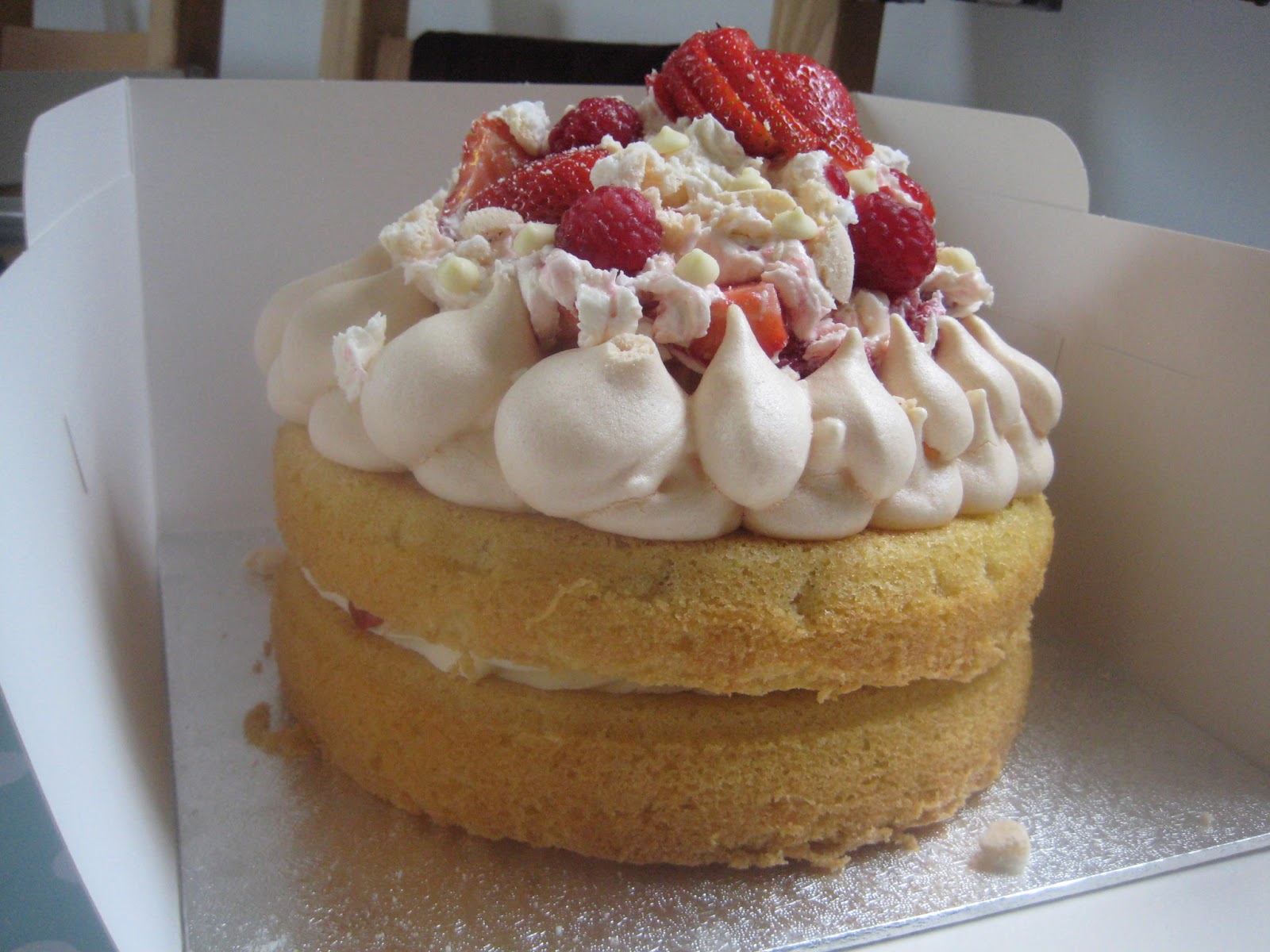 Eton Mess Cake - A Wee Bit of Cake