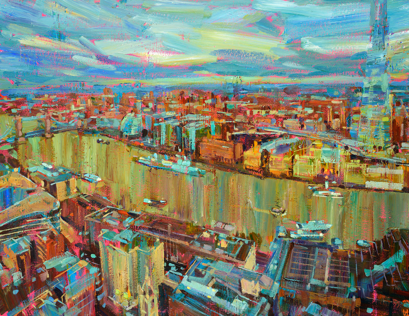 Hashim Akib, 1967 | Cityscape painter | Tutt'Art@ | Pittura * Scultura ...