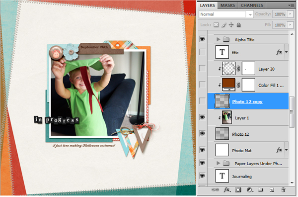 Mini Multi Overlay Tutorial / Scrapping with Liz