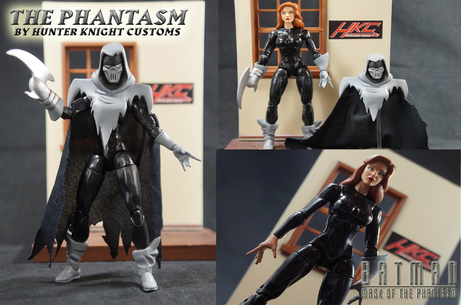 Custom Dc Universe classics Andrea Beaumont PHANTASM from Batman Mask ...