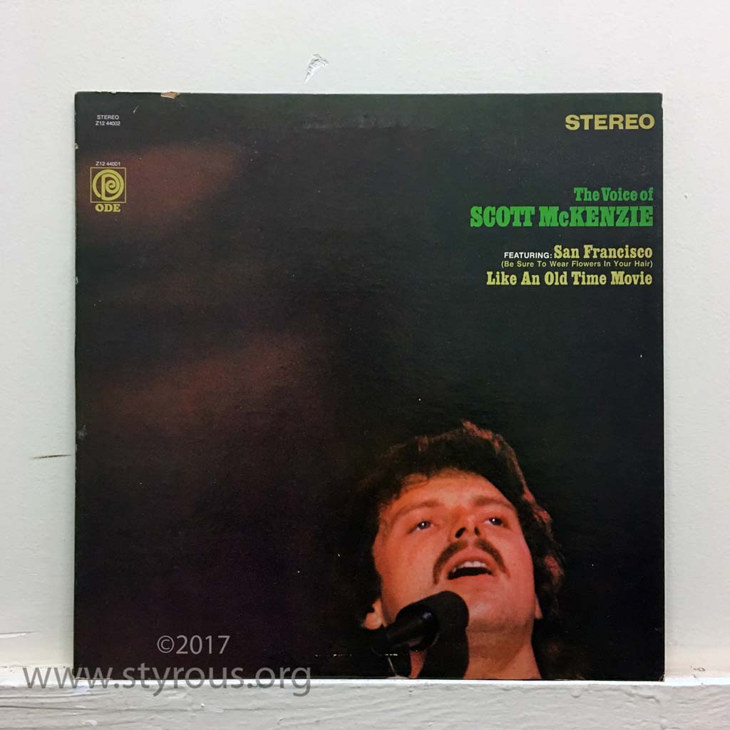 The Styrous® Viewfinder: 20,000 Vinyl LPs 90: Scott McKenzie & The ...