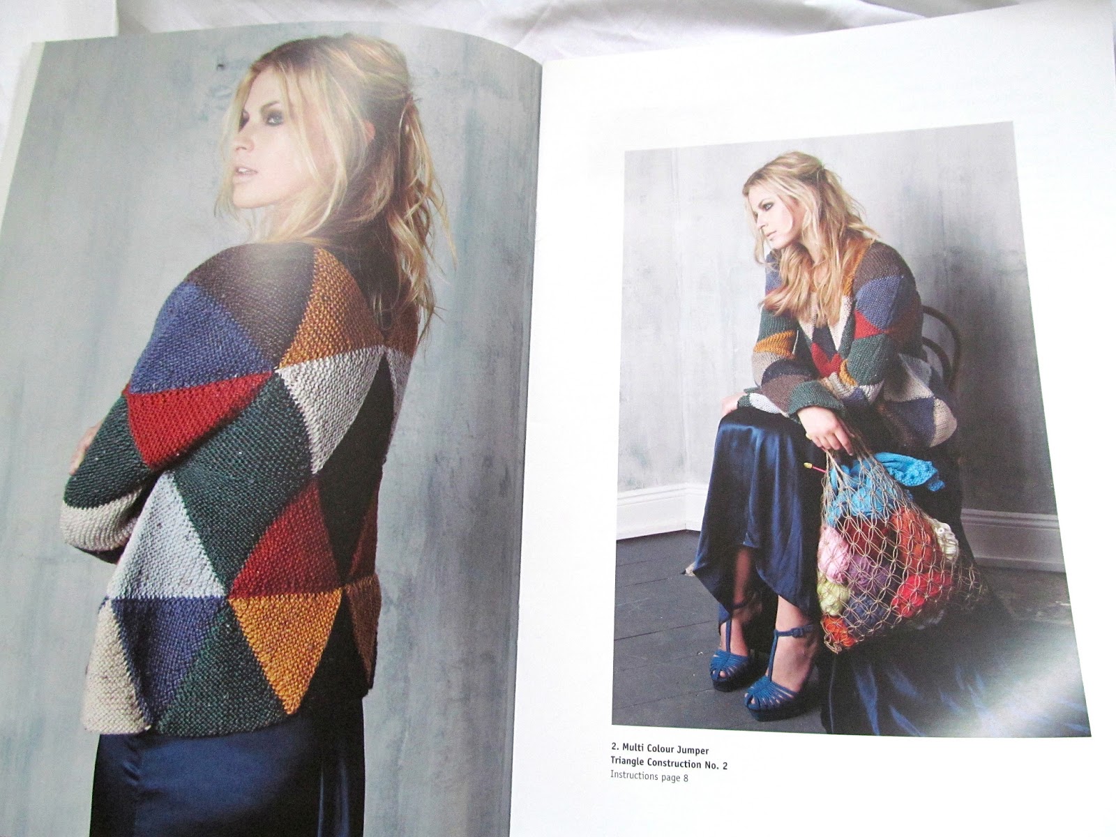 nikki gabriel: Triangle Knitting Construction Pattern