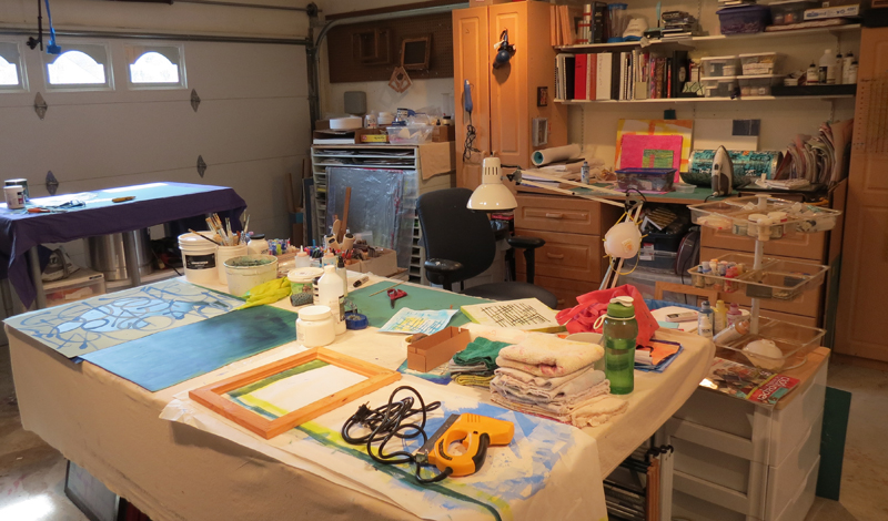 Approachable Art by Judi Hurwitt: Messy Work Table Photo Collaboration ...