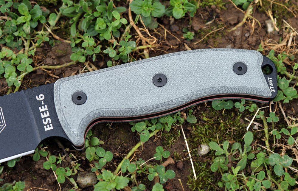 Tactical Gear: ESEE 6P Survival Knife with Desert Brown Molded Polymer ...