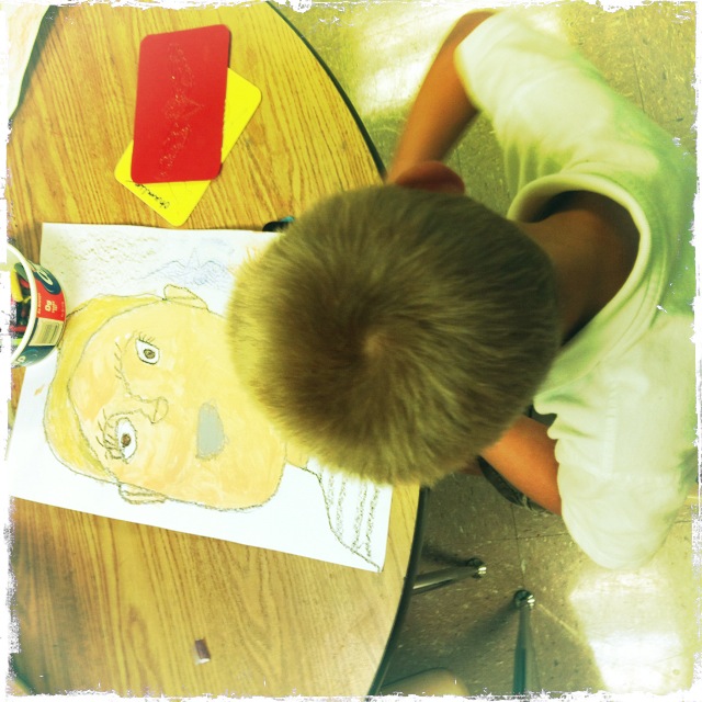 ChumleyScobey Art Room: 1st Grade Self-Portraits