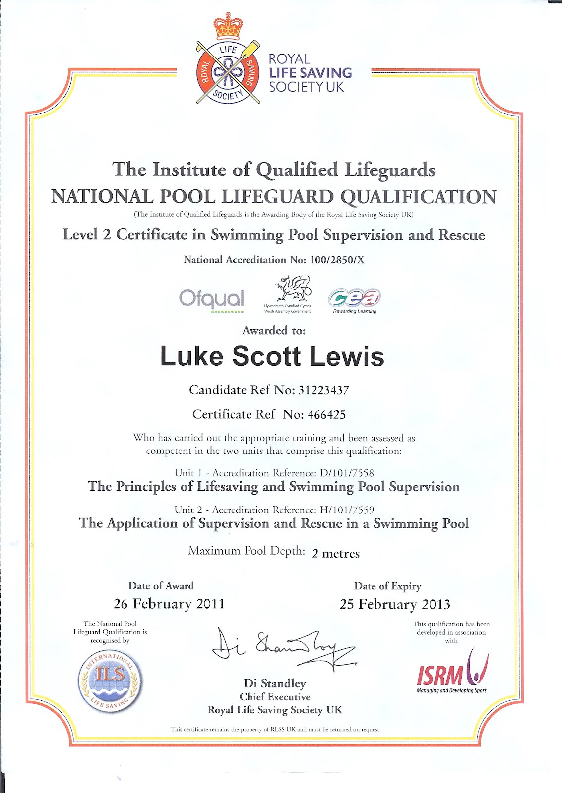 BTEC SPORT: Unit 9 - Practical Individual Sports