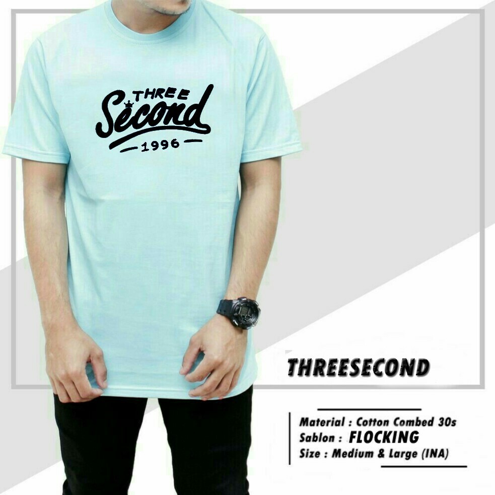Kaos Distro 3 Second Bandung