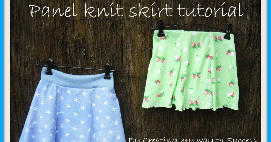 Creating my way to Success: Panel Knit skirt tutorial