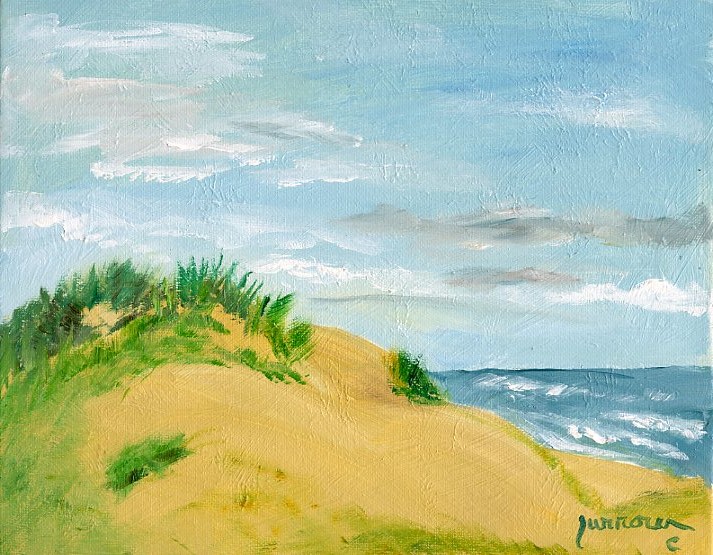 "Diary of a Madd Weekly Painter": ORIGINAL BEACHSCAPE PAINTING FLAT ...