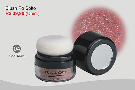 KAZON: PRESENTE EM TODOS OS SENTIDOS.: Blush Pó Solto.