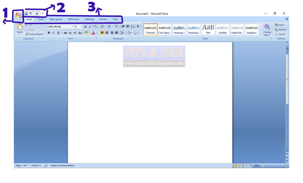 PANDUAN LENGKAP BELAJAR MICROSOFT WORD DASAR BAGI PEMULA | TIPSTRIK94