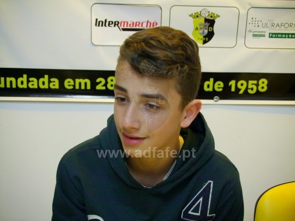 Iniciados fafenses Tiago Leite e Dinis Carvalho são jogadores de ...