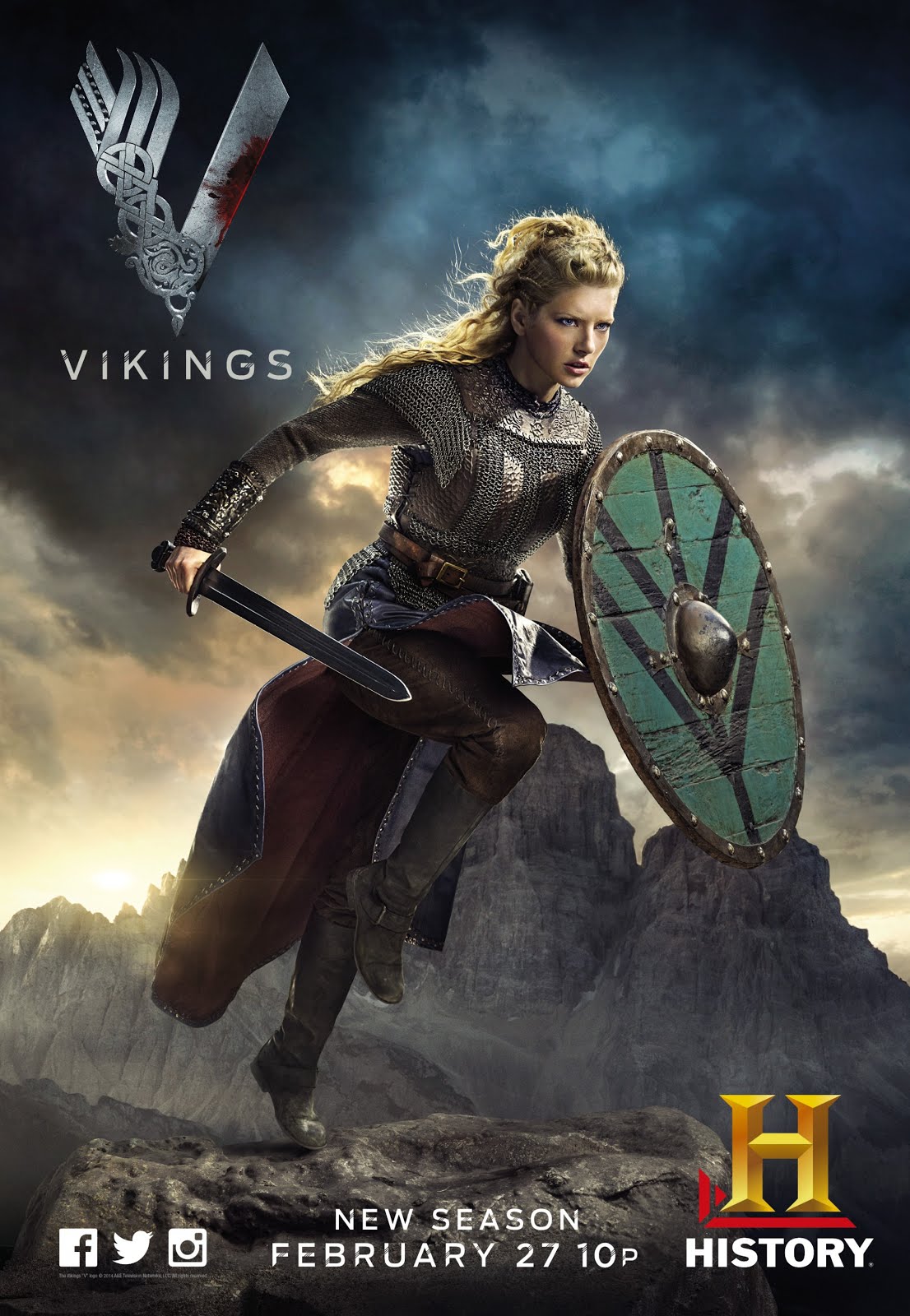5 POSTERS DE VIKINGS ~ Vikings Forever