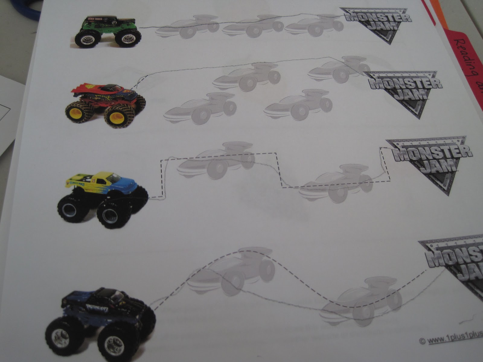 creative disaster: Preschool Week 1:Monster Trucks