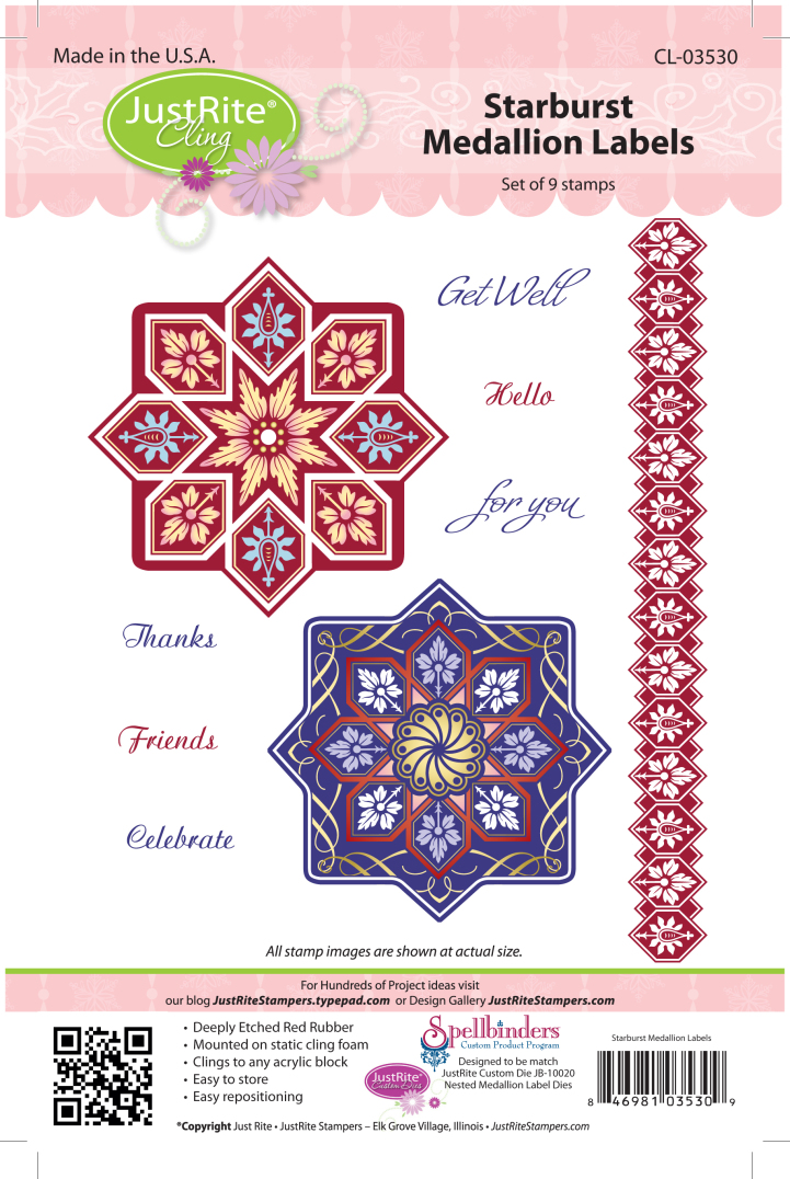 Snippets of Paper: Starburst Medallions