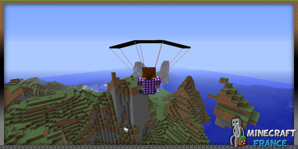 Parachute [1.5] MineCraft Mod - FrMineCraft