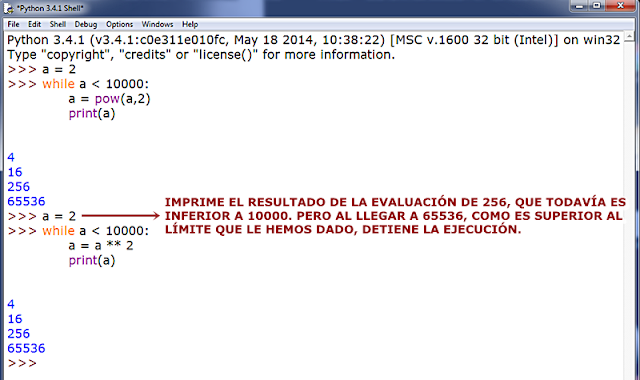 APRENDER A PROGRAMAR CON PYTHON: BUCLE WHILE