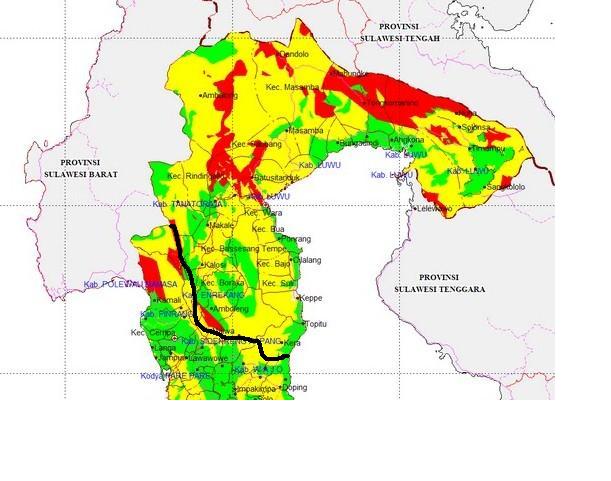 Area Coverage DC Palopo ~ PT. Atri Distribusindo