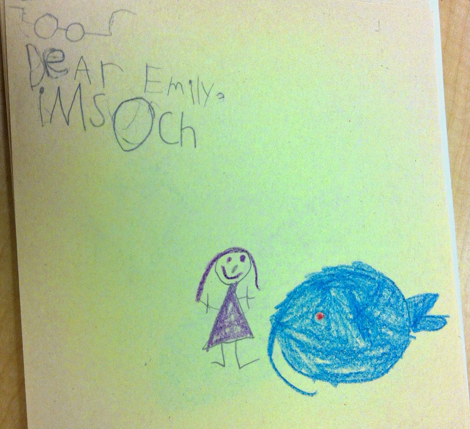 Not Just Child's Play: Challenging Young Minds: Dear Mr. Blueberry Activity