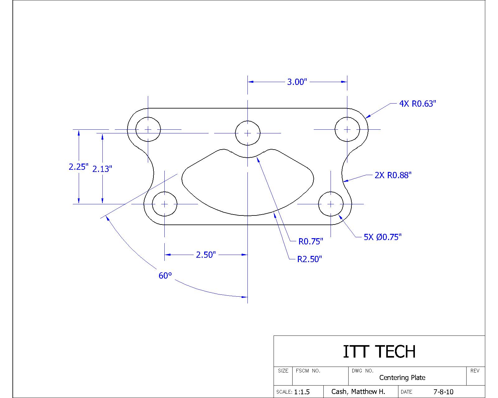 Matthew Cash: 2- Dimensional AutoCAD