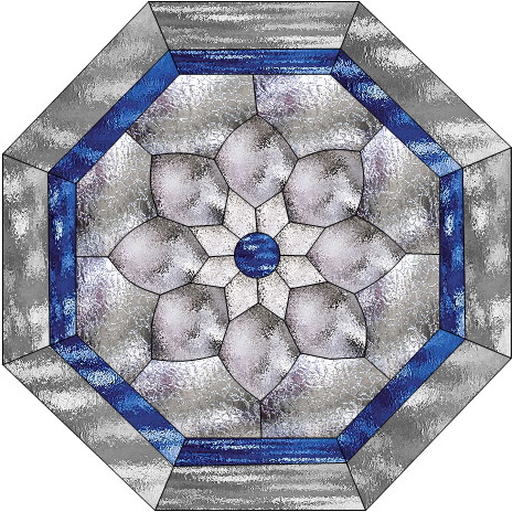 Boehm Stained Glass Blog: Octagonal window pattern